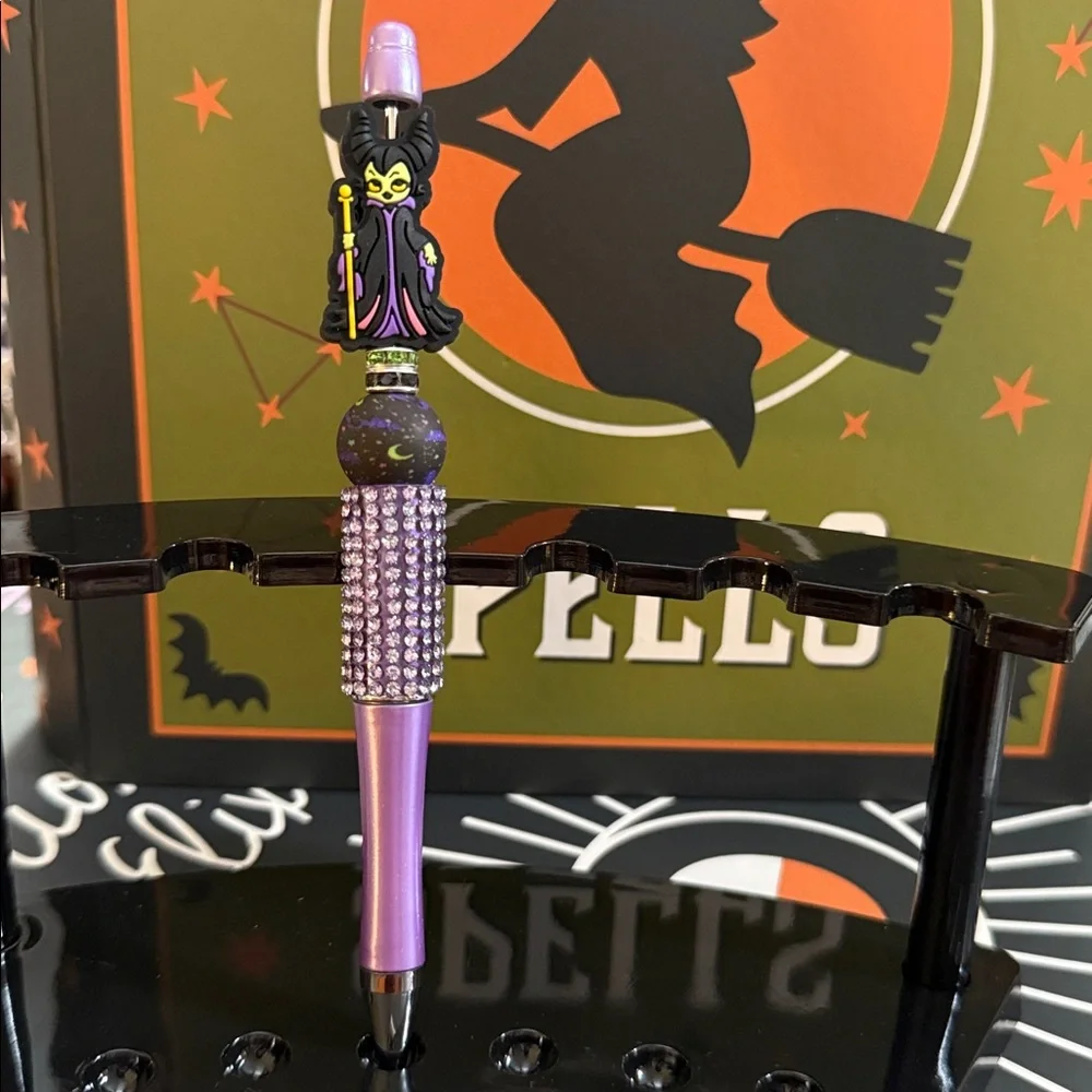 Office | Maleficent Silicone Bead Pen Disney Villain | Poshmark